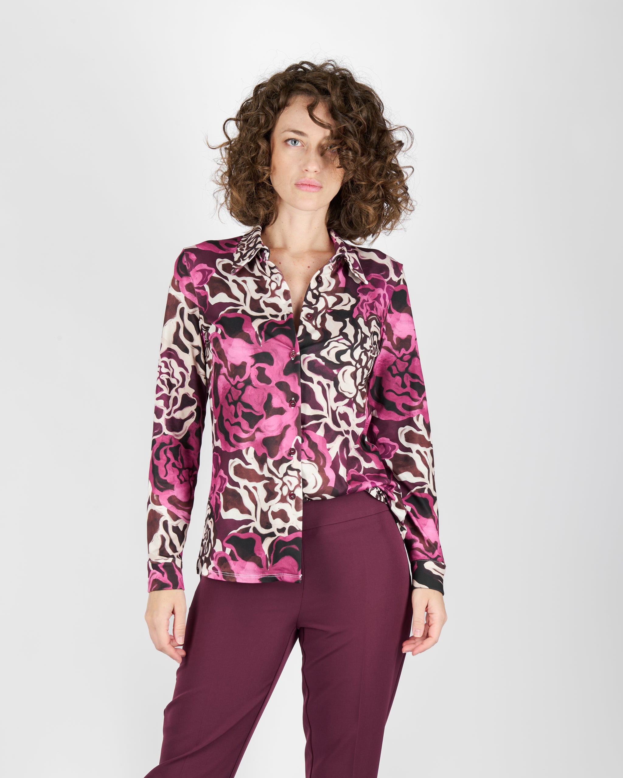 Camicia in jersey fantasia SCULTURA - Edas - Giorgio Valeri