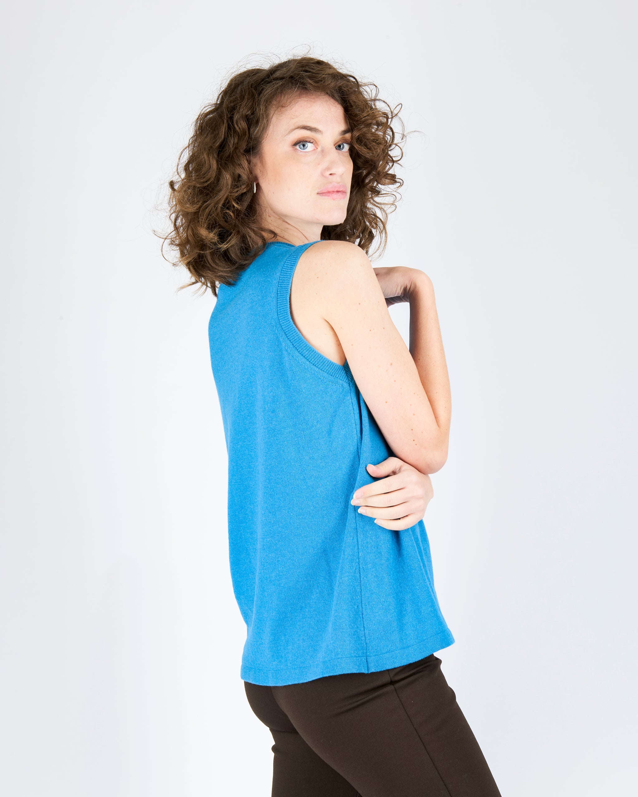 Girocollo rasato smanicato - Giorgio Valeri